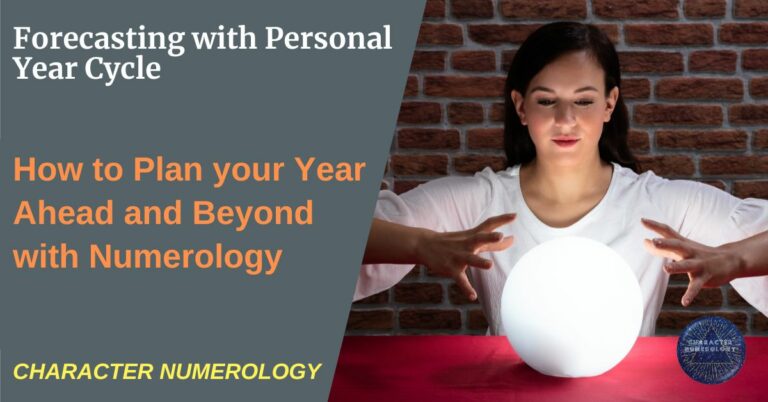 Forecasting with Personal Year Cycle for your Life's Roadmap