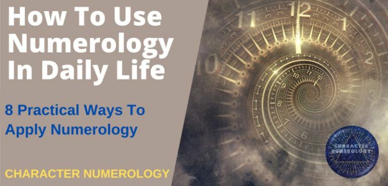 How To Use Numerology In Daily Life | Character Numerology